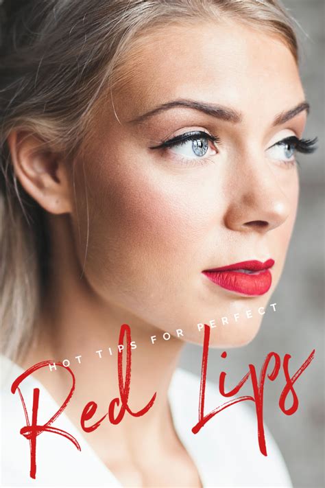 The Perfect Red Lips Customizable Pinterest Template Shutterstock