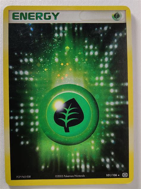 Grass Energy Holo 101 Prices Pokemon Emerald Pokemon Cards