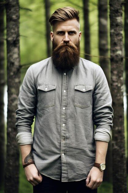Premium Ai Image Man With A Beard Generated By Ai