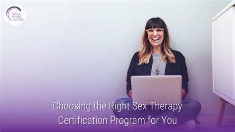Sexual Health Alliance On Linkedin Choosing The Right Sex Therapy