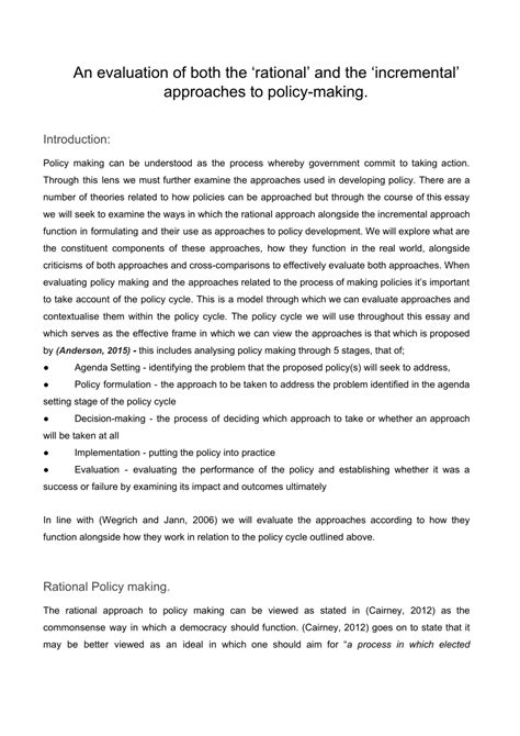 pdf an evaluation of both the rational and the incremental