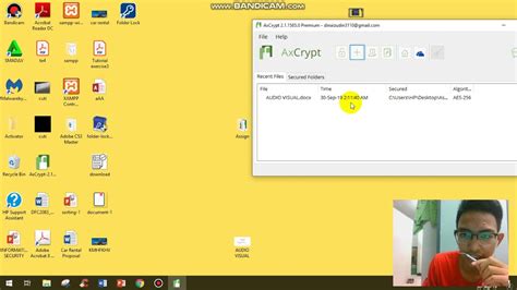 How To Encrypt Using Axcrypt Youtube