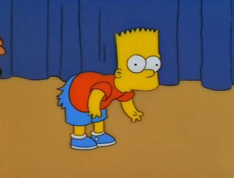Bart Ripped His Pants While Trying To Touch His To By Happaxgamma On