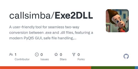 GitHub Callsimba Exe2DLL A User Friendly Tool For Seamless Two Way Conversion Between Exe