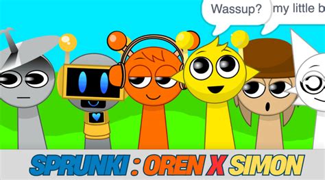 Sprunki Oren X Simon 🕹️ Sprunki Game Online