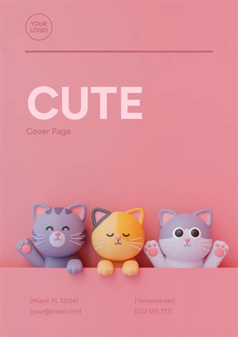 How To Make A Cute Cover Page At Inez Bennett Blog