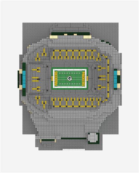 Green Bay Packers Lambeau Field Brxlz Stadium Foco Uk