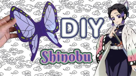 Diy Shinobu Kocho Buterfly Hair Clip Easy And Cheap Cosplay Diy 鬼