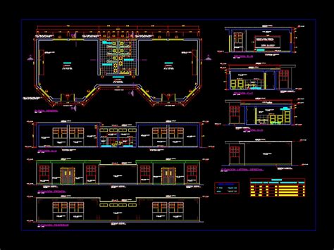 Classrooms In Autocad Cad Download 25559 Kb Bibliocad
