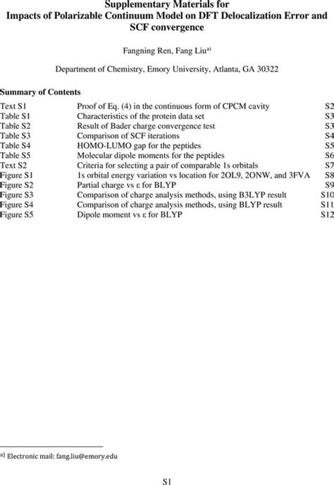 Impacts Of Polarizable Continuum Models On The Scf Convergence And Dft