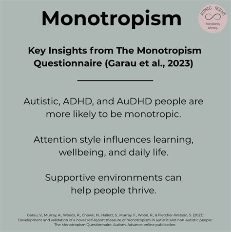 Monotropism And Polytropism Explained Autistic Realms