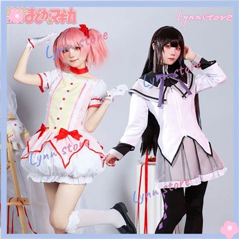 Cosplay Anime Magical Girl Puella Magi Madoka Magica Cosplay Costume