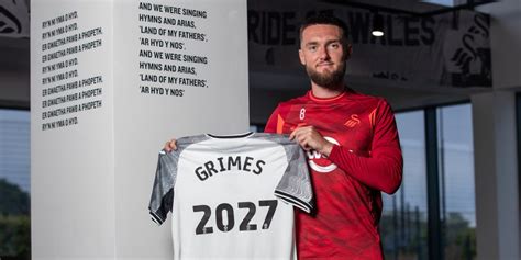 Swansea City Captain Matt Grimes Extends Contract Through To 2027 Swansea