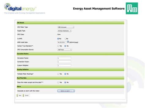 Energy Asset Management Software Screenshots Ppt