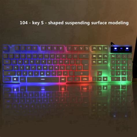 Fhe Clavier Et Souris Filaires Clairage Filaire Usb1 1 2 0 Clavier