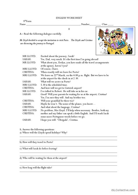 Holidays Reading For Detail Dee English Esl Worksheets Pdf And Doc