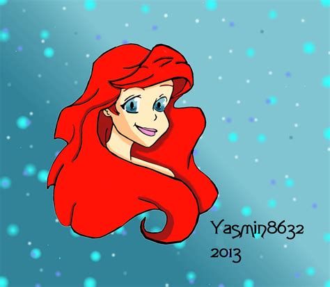 Manga Anime Version Of Disney Princess Ariel By Yasmin8632 On Deviantart