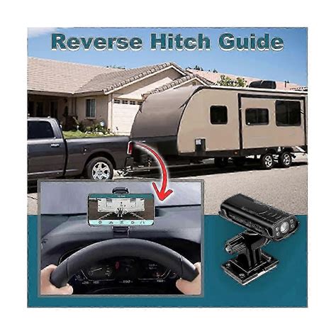 Reverse Hitch Guide Camera Cars Wireless Backup Camera Hd Waterproof Night Vision Reverse
