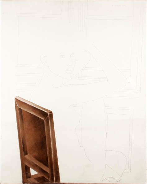 Bonhams M Osterweil Sketch Of A Seated Nude