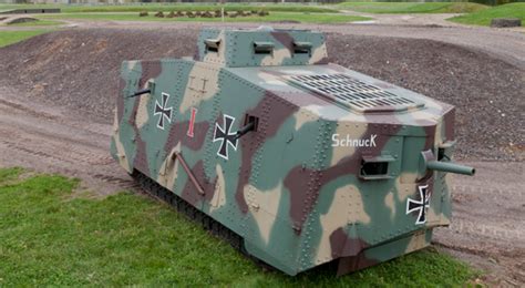 Action Debut Of The First World War German A V Tank