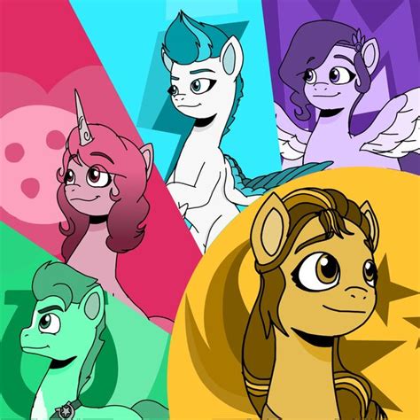 Safe Artist Artist Derpibooru Import Hitch Trailblazer Izzy Moonbow Pipp