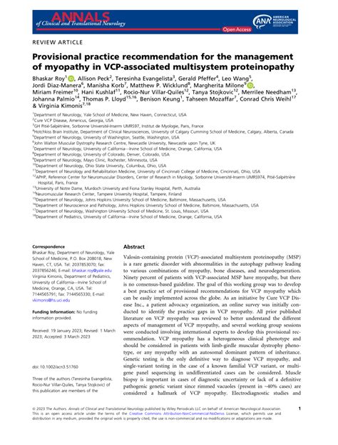 Pdf Provisional Practice Recommendation For The Management Of