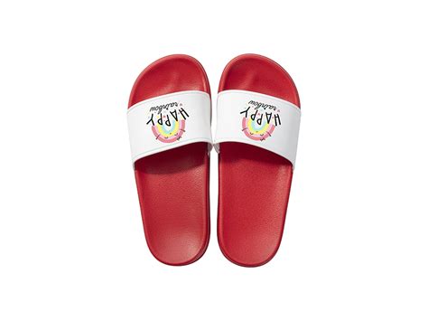 Dtf Printable Slipper Redwhite Free Sublimation Freesub