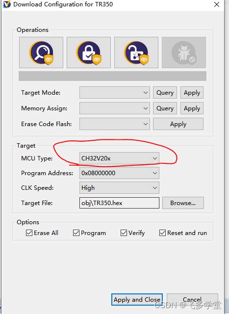 沁恒 Ch32v203c8t6 Risc V 单片机无法烧写program Or Verify Failed Please Refer