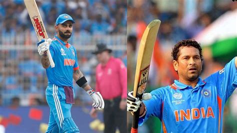 2023 World Cup Virat Kohli Breaks Another Sachin Tendulkar Record