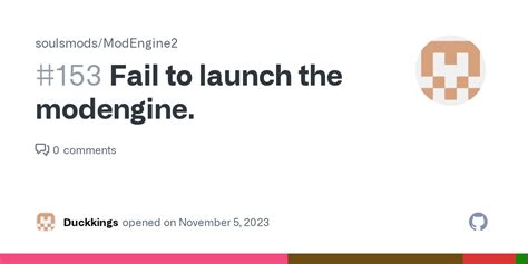 Fail To Launch The Modengine · Issue 153 · Soulsmodsmodengine2 · Github