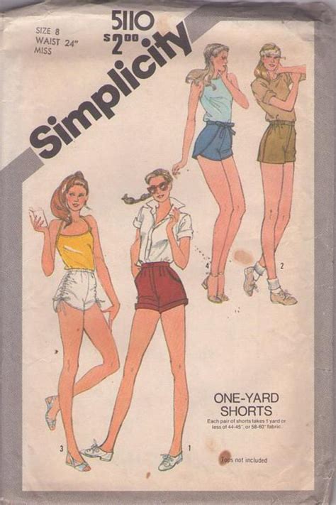 Momspatterns Vintage Sewing Patterns Simplicity 5110 Vintage 80s