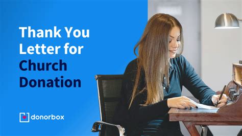 Thank You Letter For Church Donation Steps With Free Samples