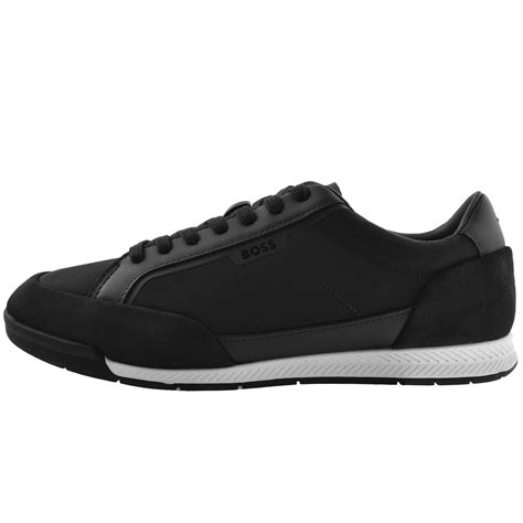 Boss Nitan Trainers Black Mainline Menswear United States