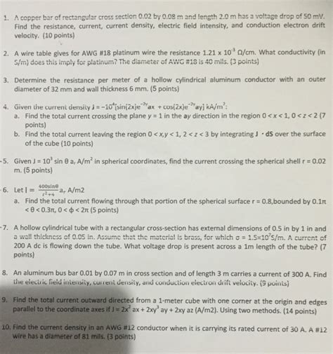 Solved A Copper Bar Of Rectangular Cross Section 0 02 By