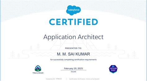 Salesforce Certification Applicationarchitect Architect Sai Kumar Mm 13 Comments
