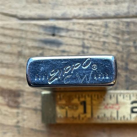 Vintage 1966 Zippo Slim Lighter Bradford Pa Usa Etsy