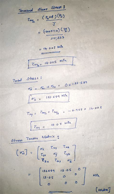 [solved] problem 2 combined loading 30 points the structure shown
