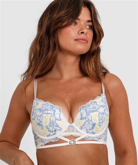 Bras N Things Mandy Push Up Plunge Bra White 01375802