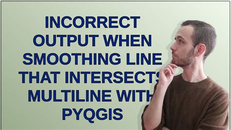 Gis Incorrect Output When Smoothing Line That Intersects Multiline