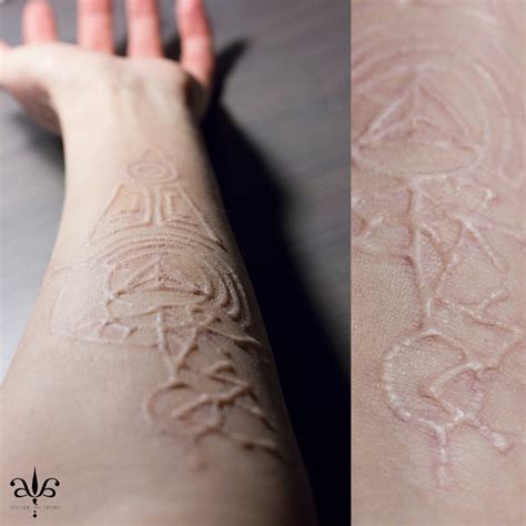 Special Effects Prosthetic Scarification Encapsulated