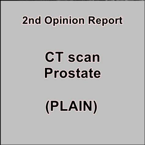 Ct Scan Prostate Plain Target Radiology