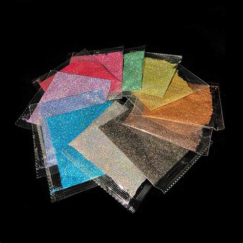 Diy Eco Lush Hexagonal Holographic Iridescent Biodegradable Glitter Set