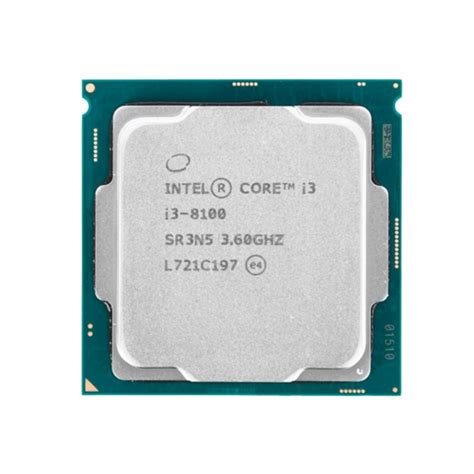 Procesador Cpu Intel Core I3 8100 Socket Lga 1151 4 Nucleos Tray