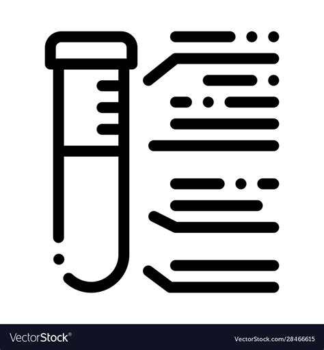 Laboratory Flask Icon Outline Royalty Free Vector Image