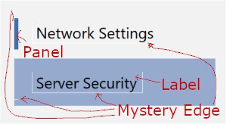 How To Get Rid Of This Edge In Net Winforms App Stack Overflow