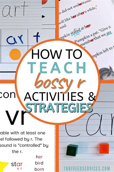 R Controlled Vowels How To Teach The Bossy R Pattern Artofit