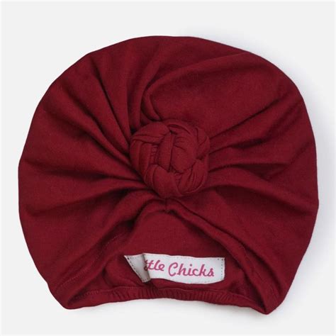 Turbante Gorro Little Chicks Para Bebés Y Niñas De Algodón Diseño Moño