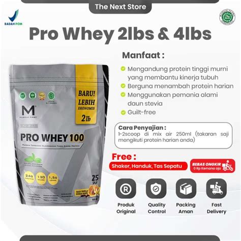 Promo Muscle First Pro Whey 100 2lbs Whey Protein Diskon 23 Di