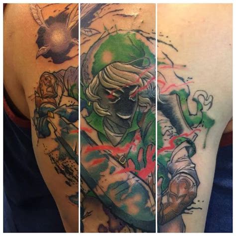 Chronic Ink Tattoo Toronto Tattoo Dark Link Tattoo Done By Neil Ink Tattoo Watercolour