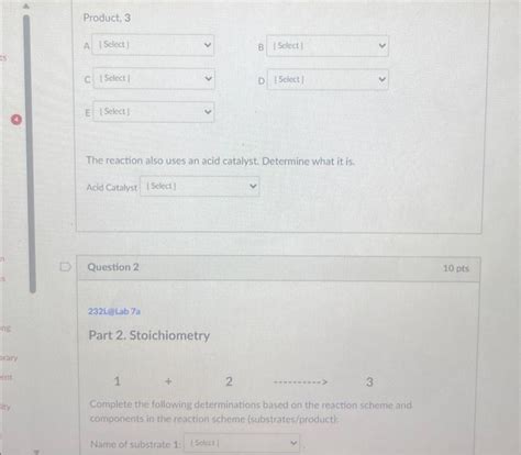 Solved Part Reaction Scheme Complete The Reaction Chegg Com